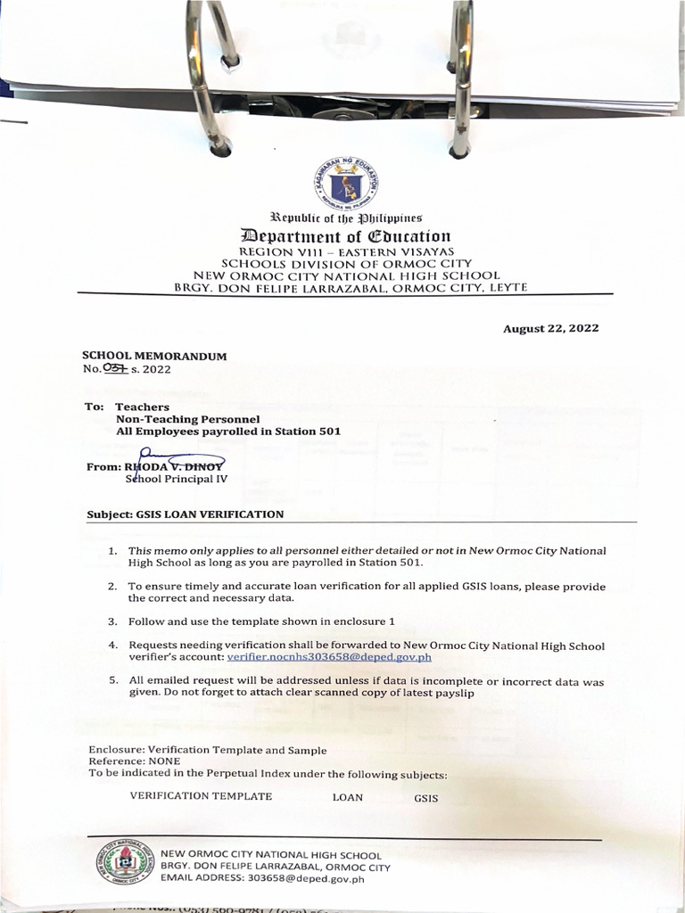 Department of Education | PDF