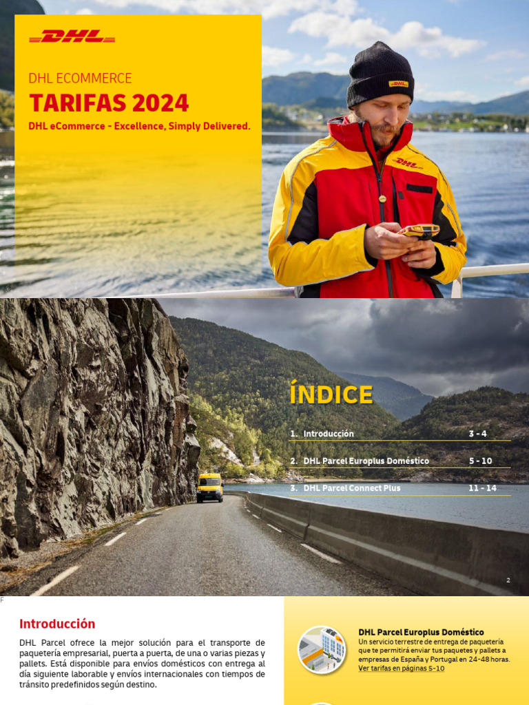 Tarifas DHL Parcel 2024: Envíos Europeos | PDF | aduana | Factura