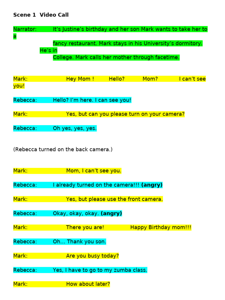 Copy of Script | PDF