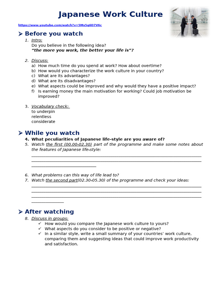 Live To Work - Japan (SV) | PDF