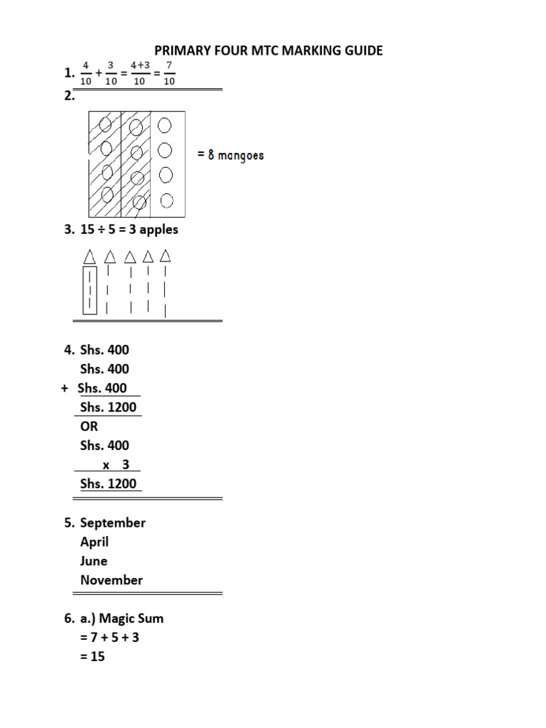 Primary Four Marking Guides | PDF | Weed | Plants