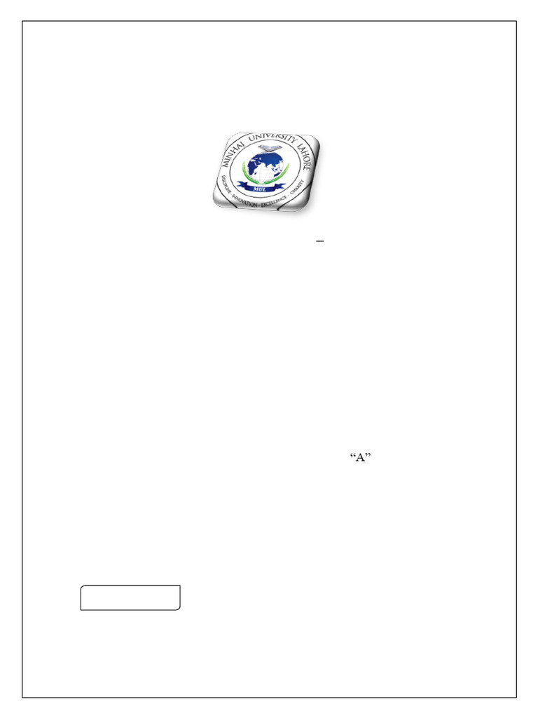Assingment Front Page Format | PDF | Regulatory Compliance | Sharia