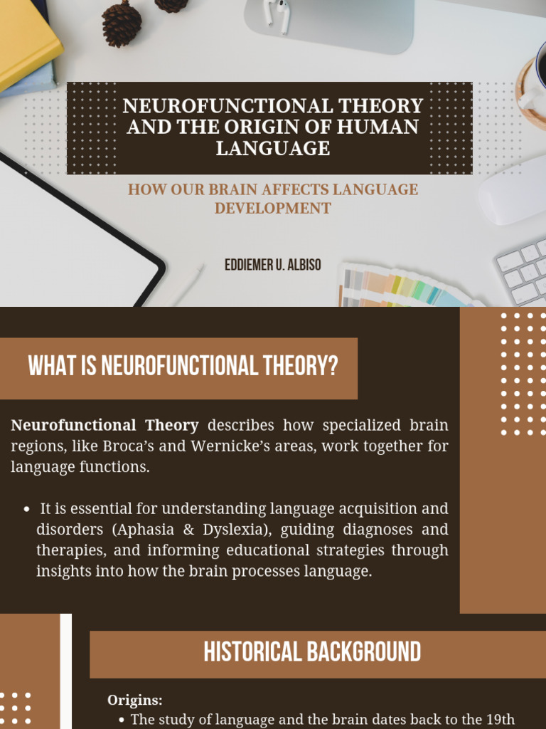 Neurofunctional Theory - Albiso, Eddiemer U | PDF | Speech | Aphasia