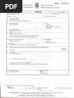 Pakistan Death Certificate | PDF