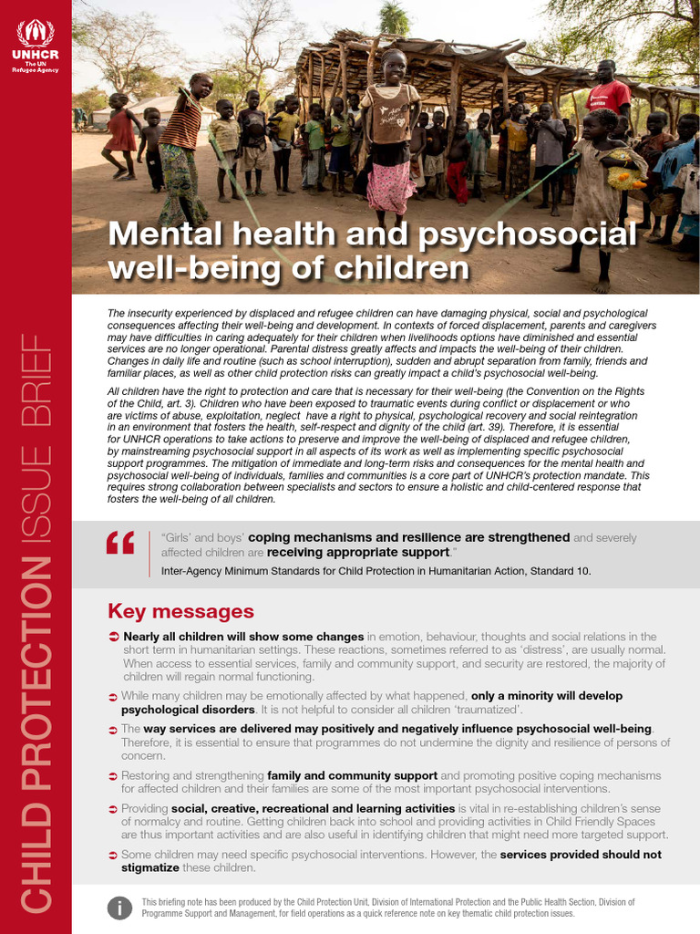 Child Protection Issue Brief | PDF | Mental Health | Psychological ...