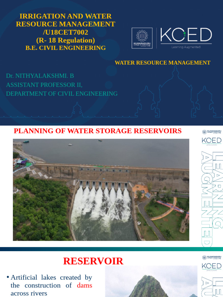 Unit 2 Irrigation | PDF | Geographic Information System | Reservoir