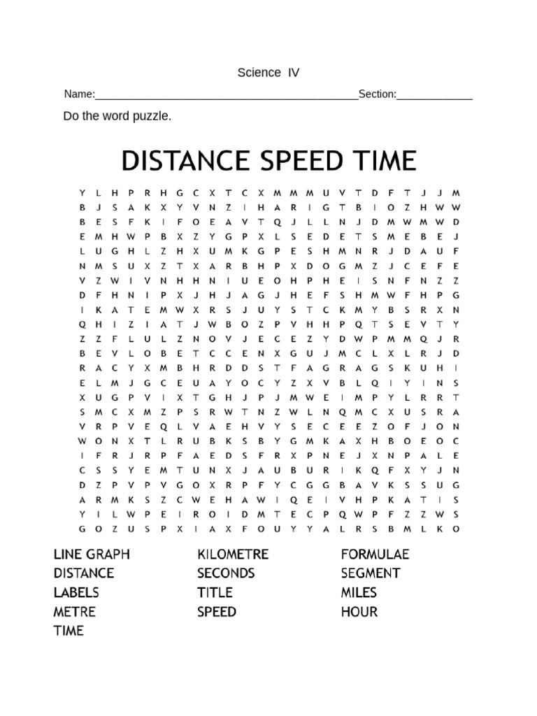 Speed Calculation Exercises | PDF
