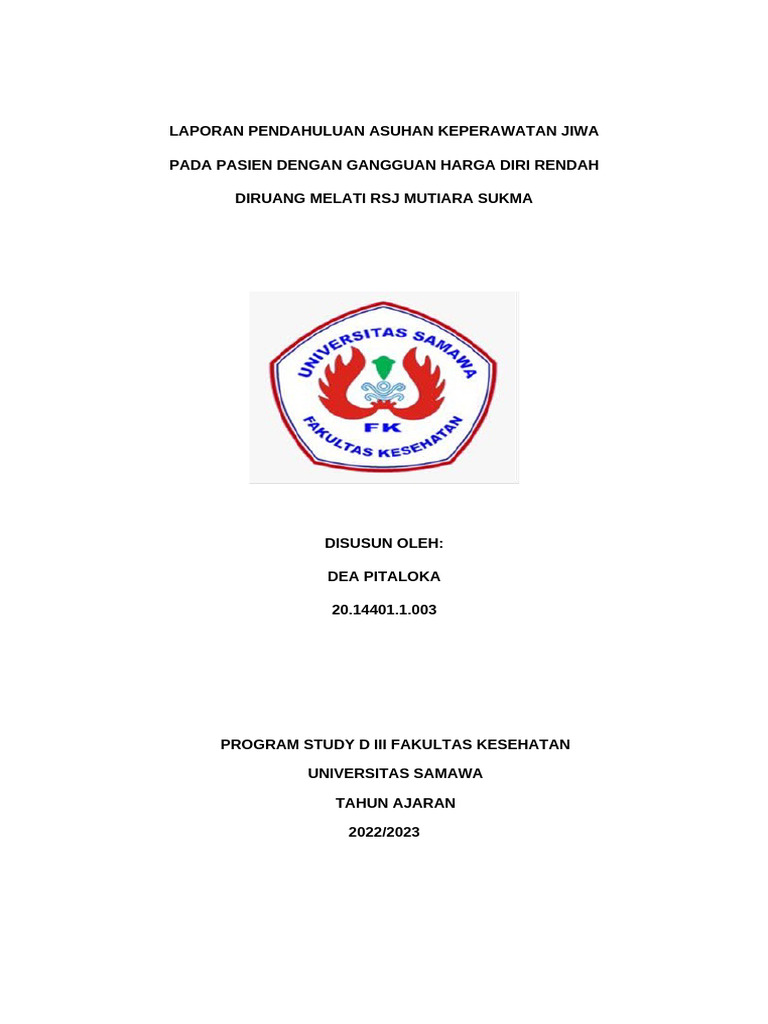 Harga Diri Rendah | PDF