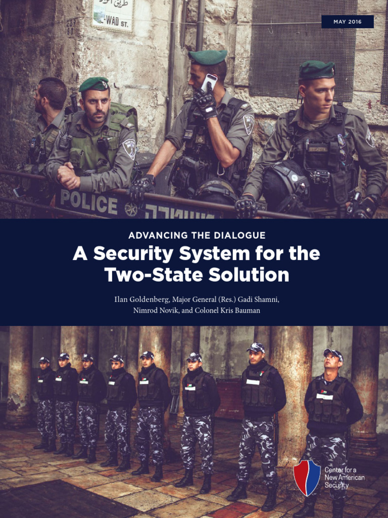 A Security System For Two-State Solutions | PDF | Israel | World Politics