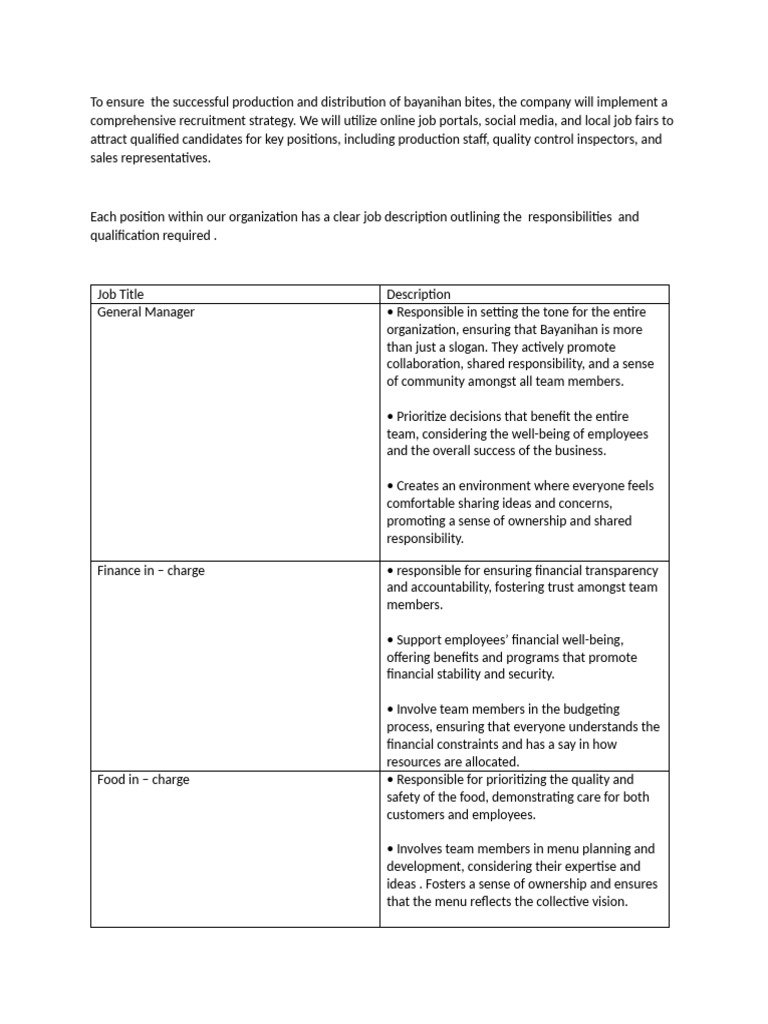 Human Resources Pdf Recruitment Business