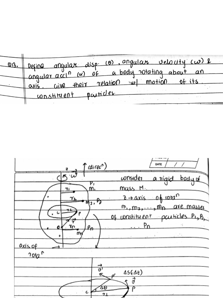 Rotational Motion 1 | PDF