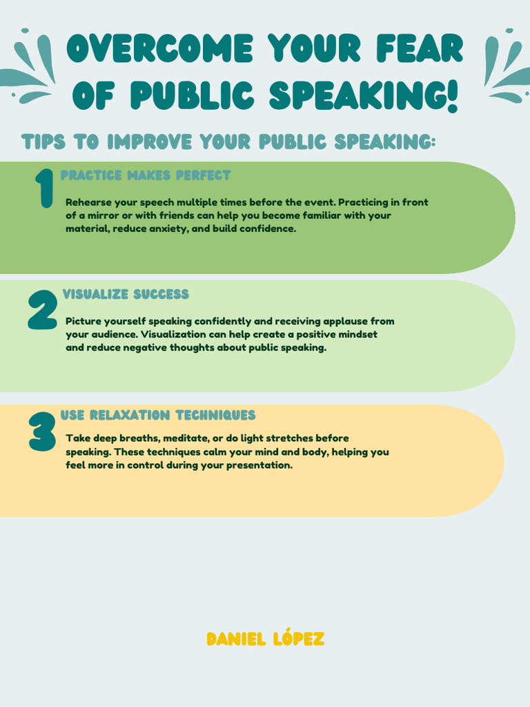 Public Speaking Confidence Tips | PDF