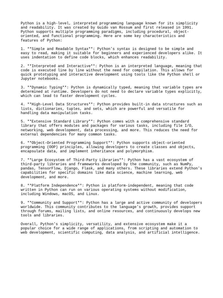 Python Programming Language | PDF | Python (Programming Language ... Python Programming Language | PDF | Python (Programming Language ...
