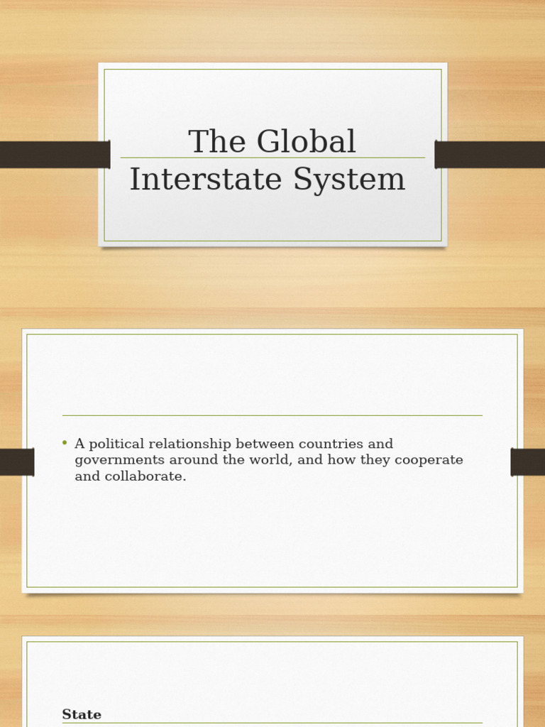 Global Interstate System | PDF