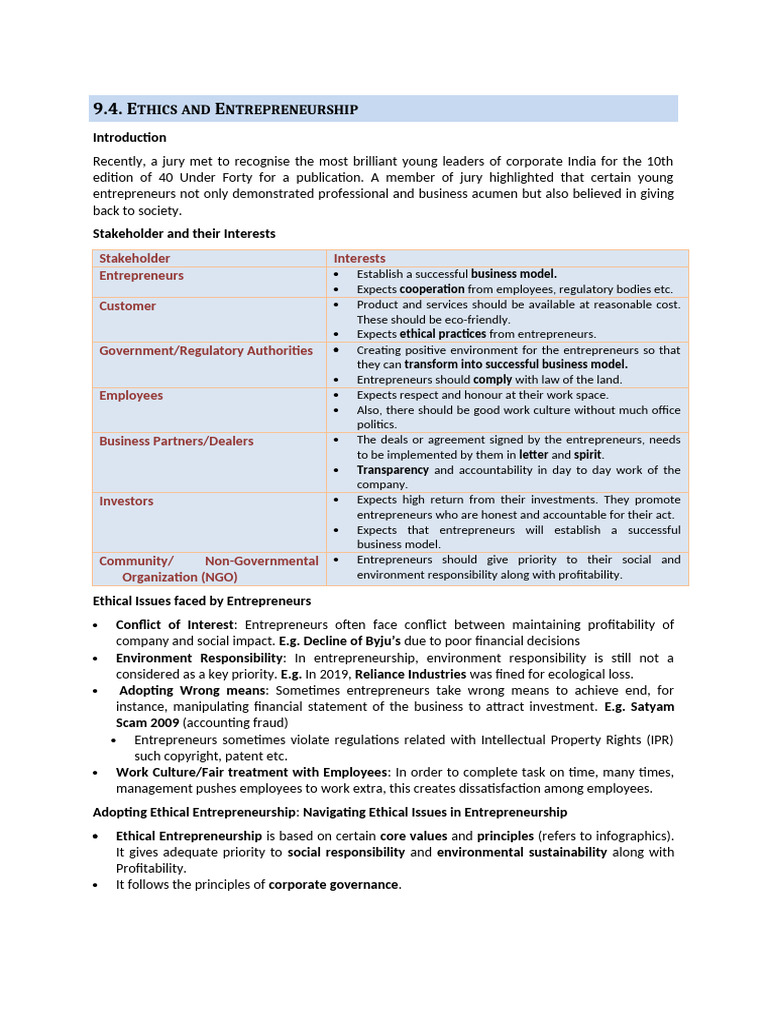 9 | PDF | Entrepreneurship | Business