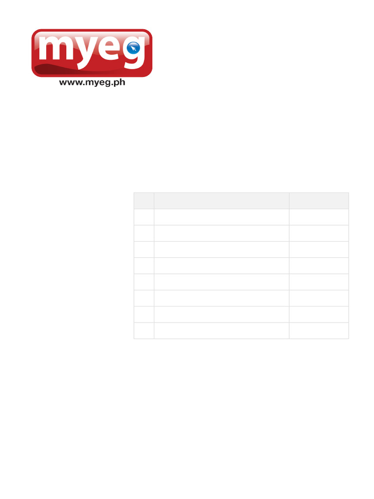 MyEG PH Acknowledgement Receipt | PDF