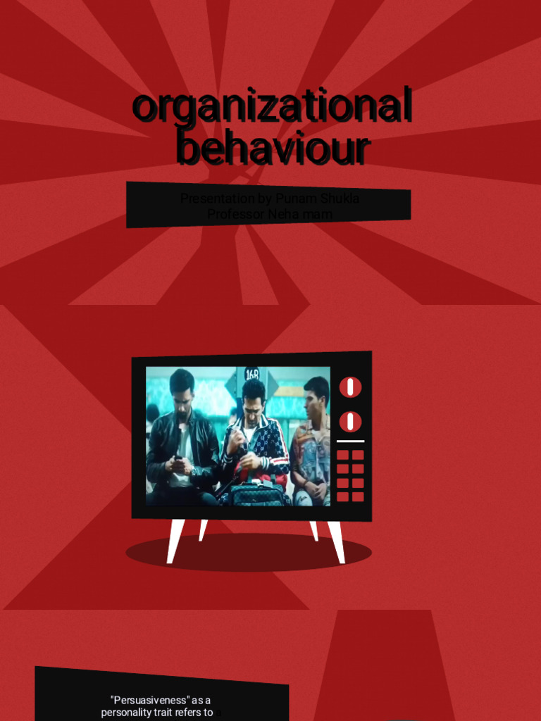 Organizational Behaviour | PDF | Personality Type | Attitude (Psychology)