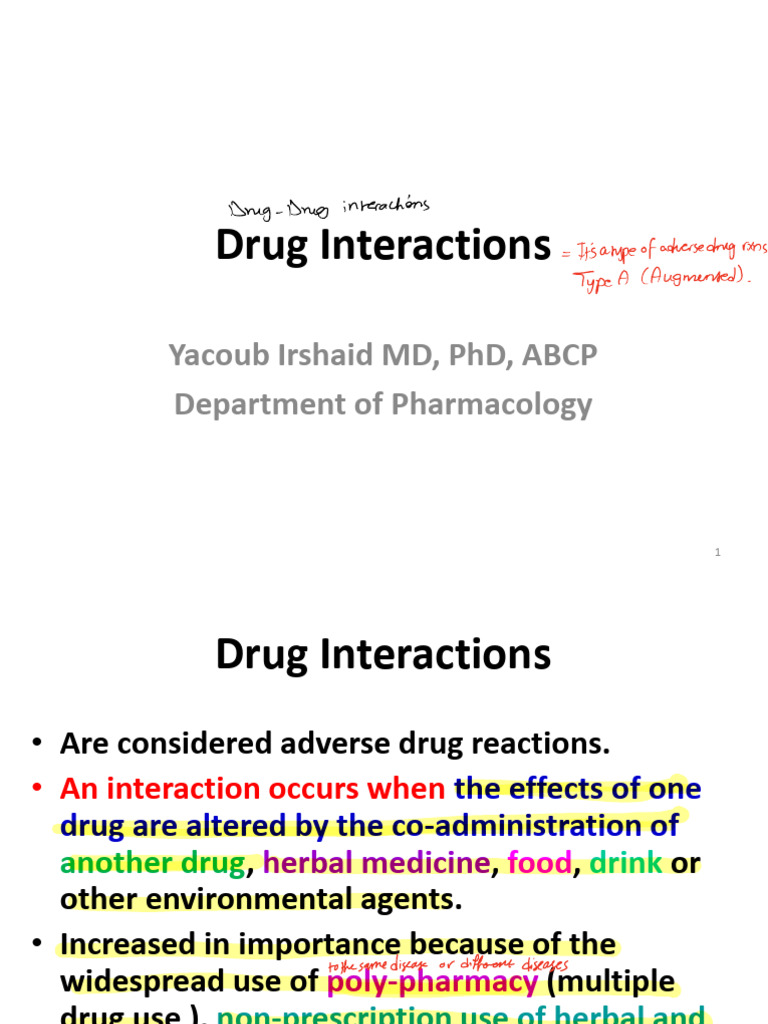 2_-Drug-Interactions | PDF | Enzyme Inhibitor | Pharmacokinetics