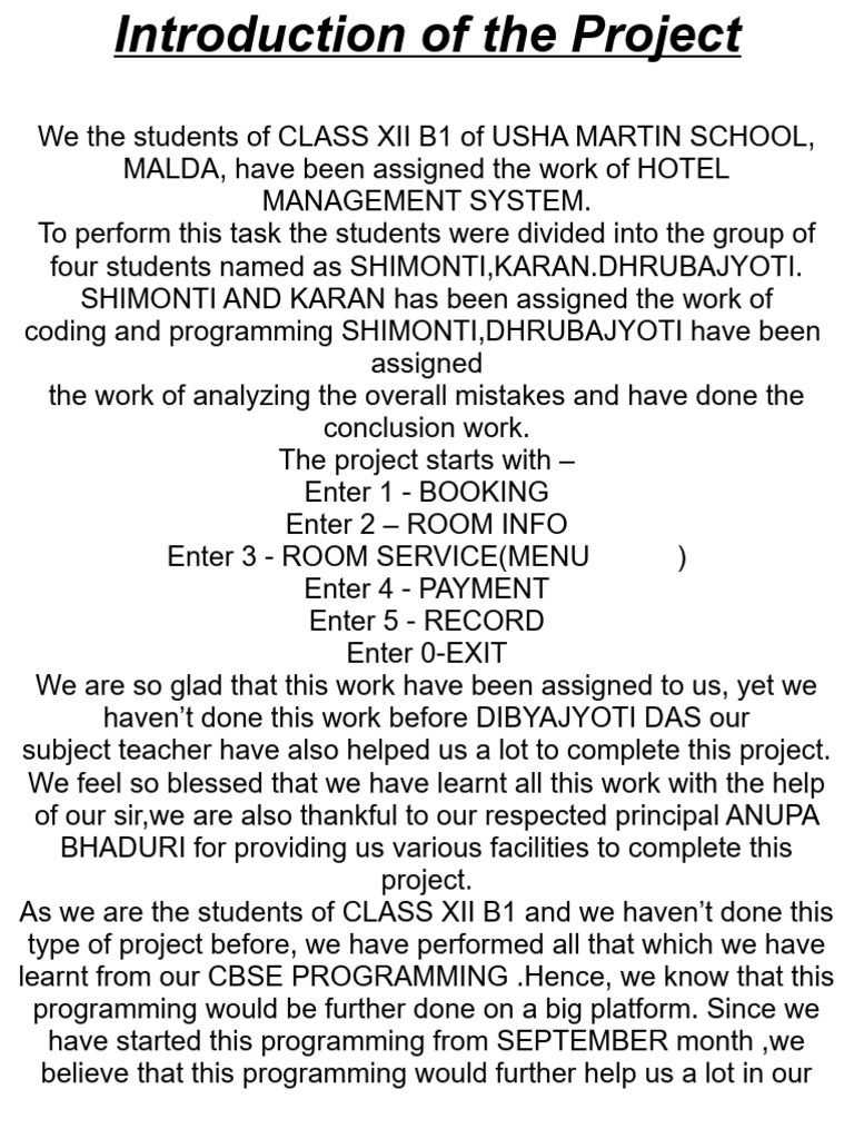 CS Proj NXT Intro Pages 2 | PDF | Computer Hardware | Computing