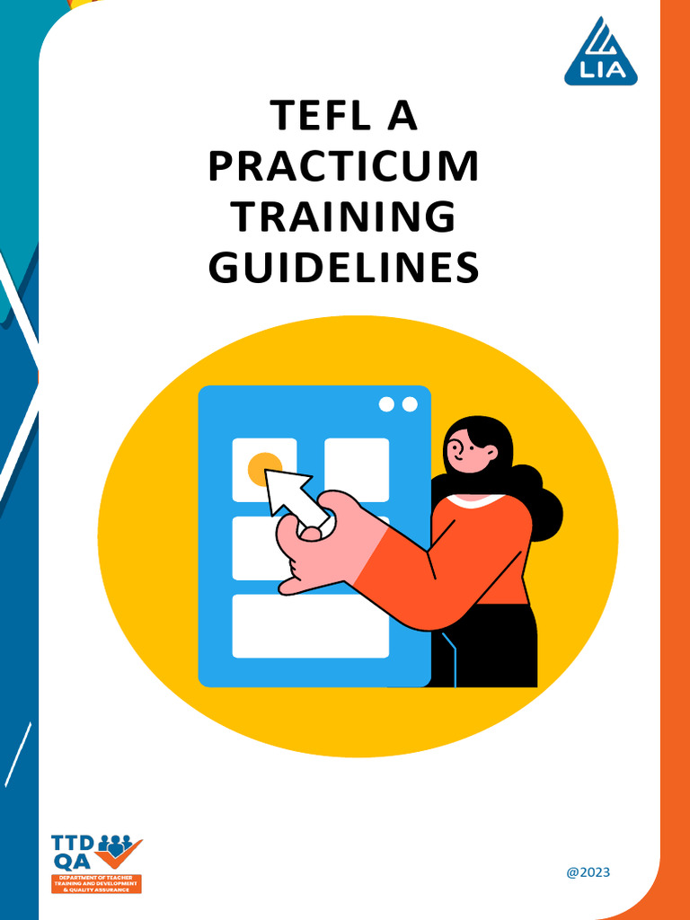 TEFL Practicum Training Guidelines | PDF | Teachers | Lesson Plan