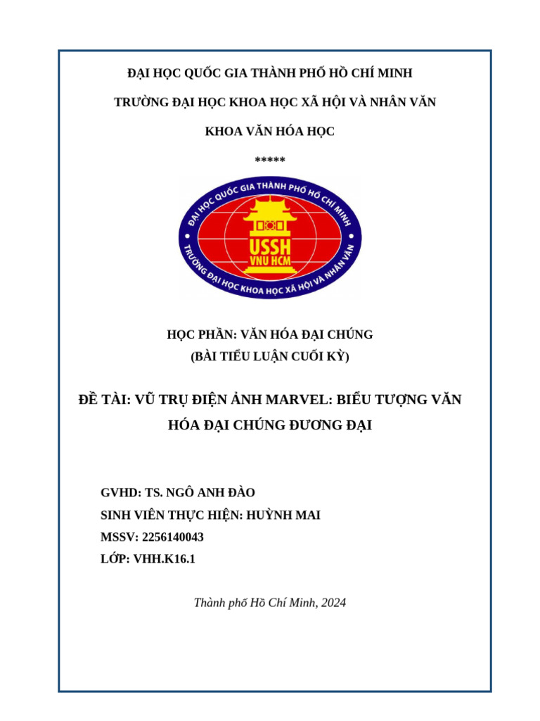 Huynh Mai - TLVHDC | PDF