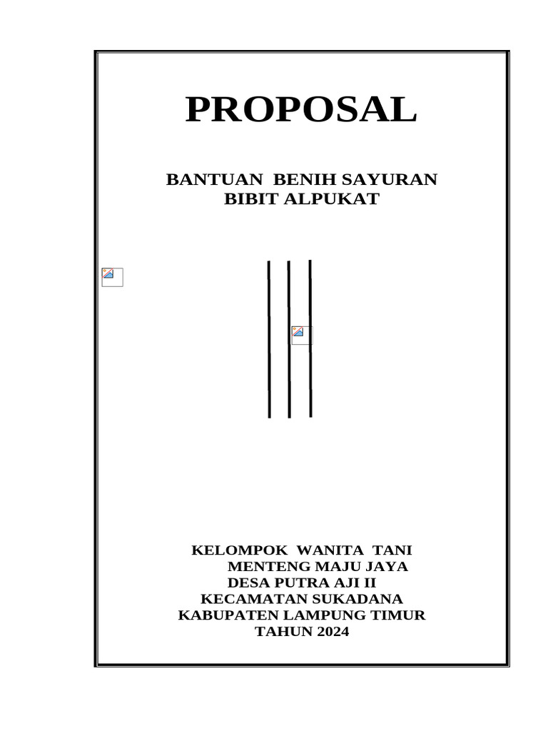 Proposal KWT Menteng Maju Jaya | PDF