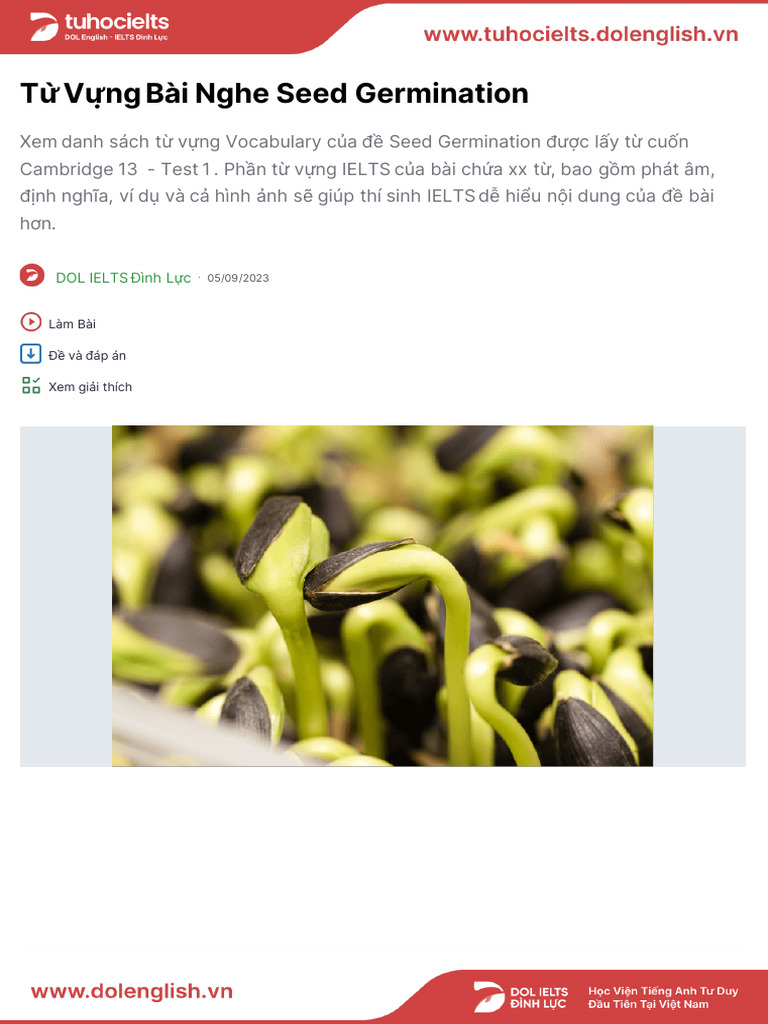 Seed Germination-2 | PDF