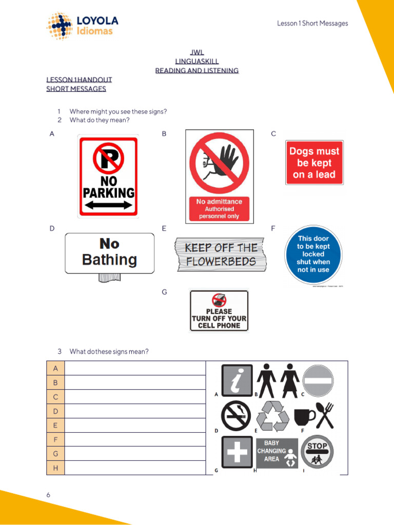 LS Lesson 1 Student Handout | PDF