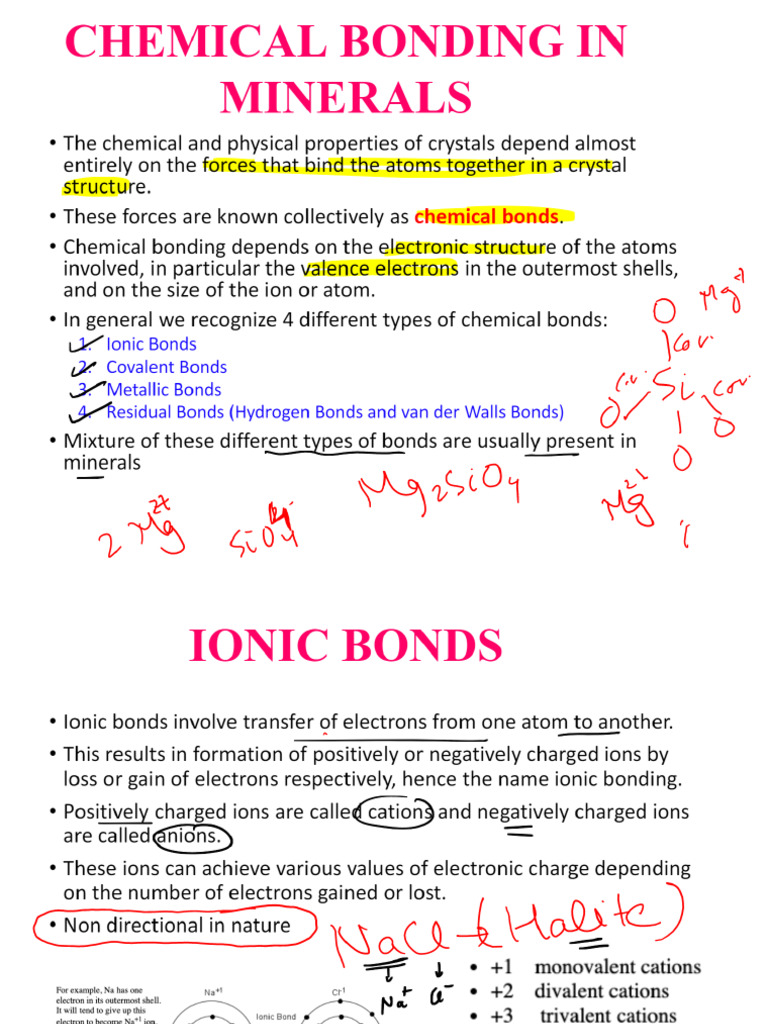 Slides Chemical Bonding | PDF