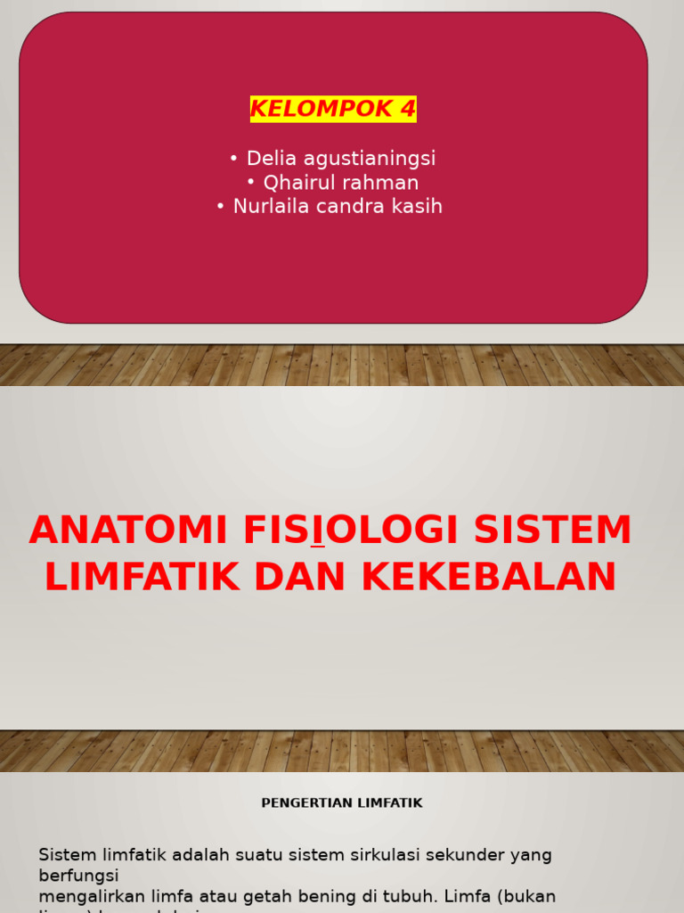 Anatomii dan Fisiologi Sistem Limfatik | PDF