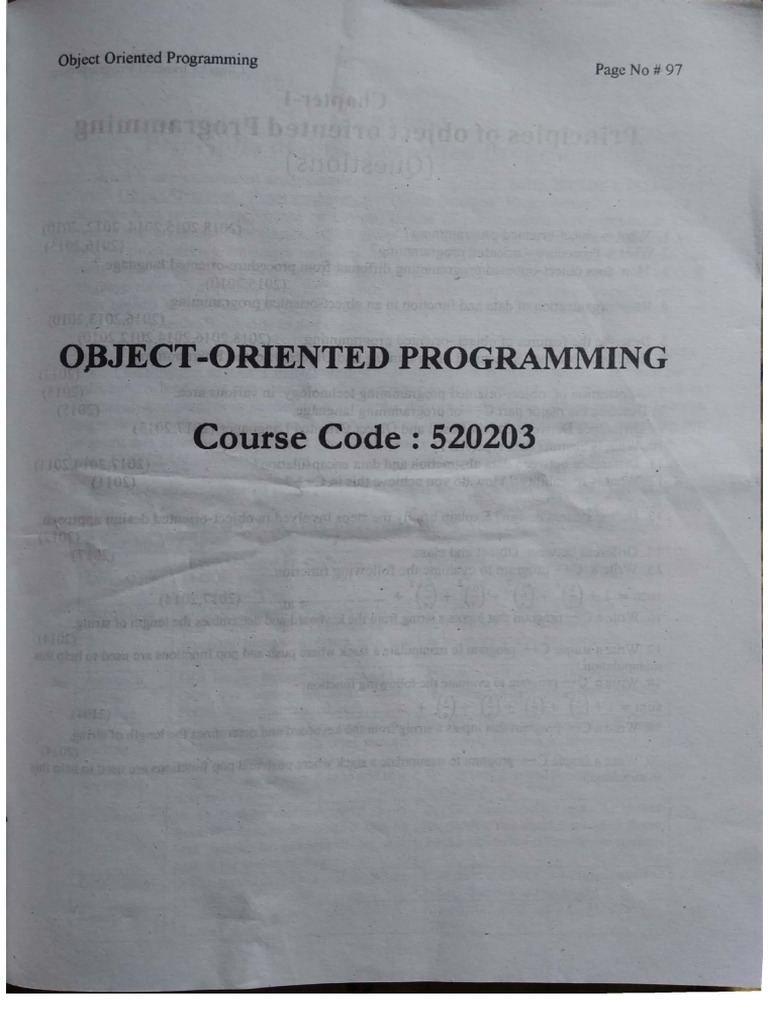 oop | PDF