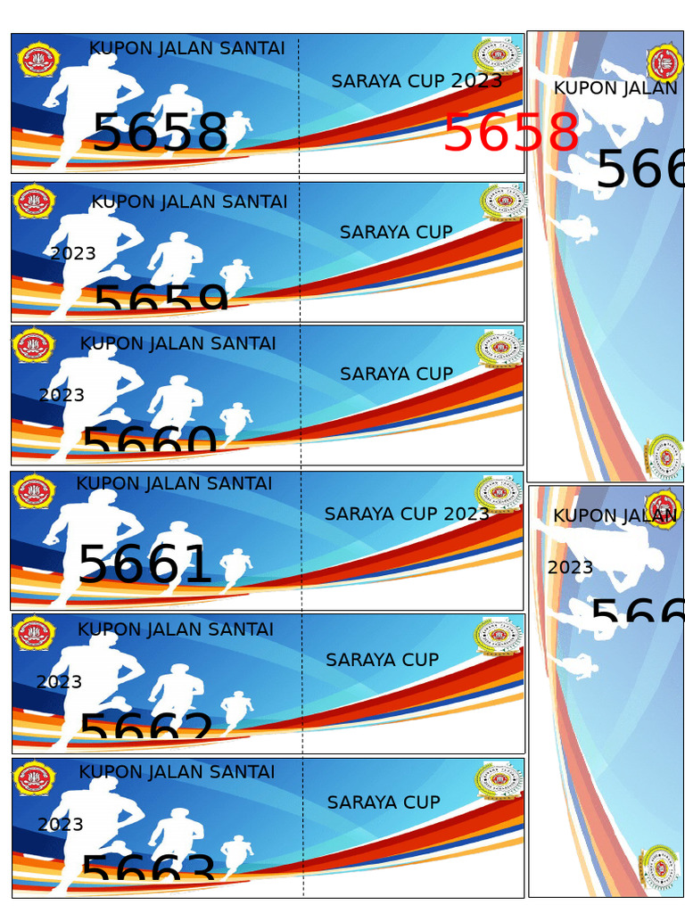 Kupon Jalan Santa1 | PDF