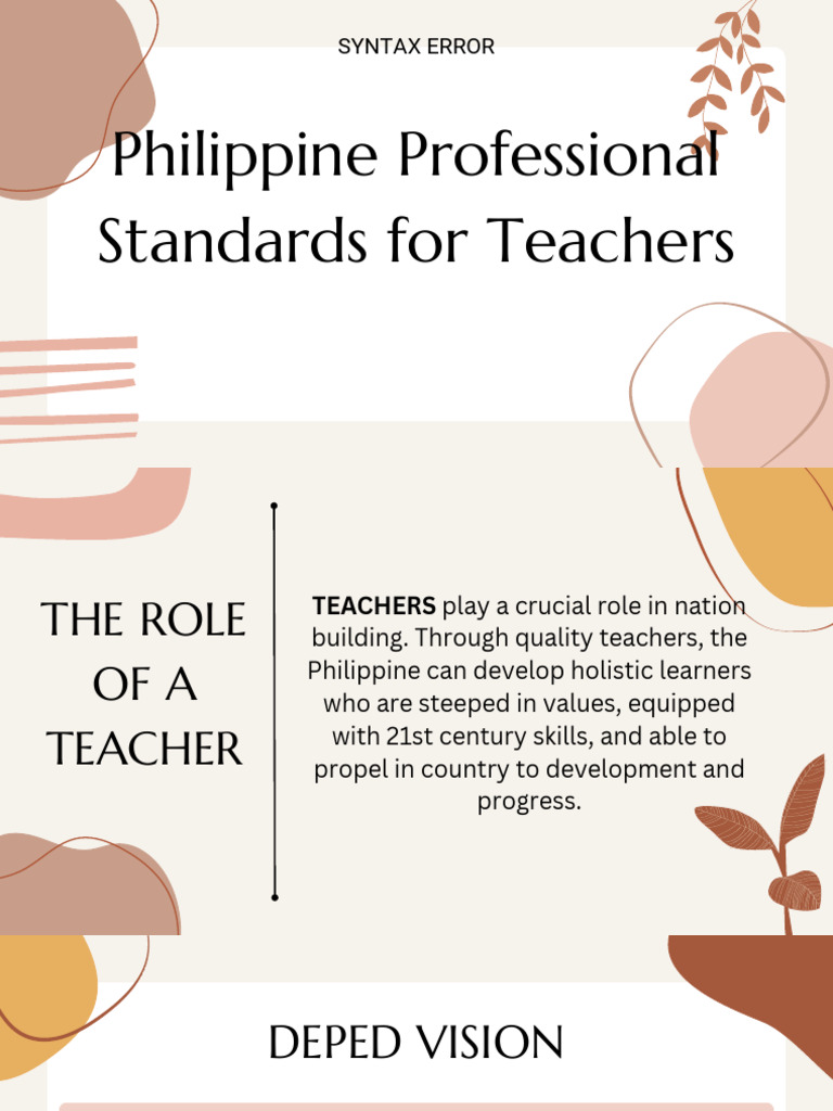 PPST Overview for Beginning Teachers | PDF | Teachers | Learning