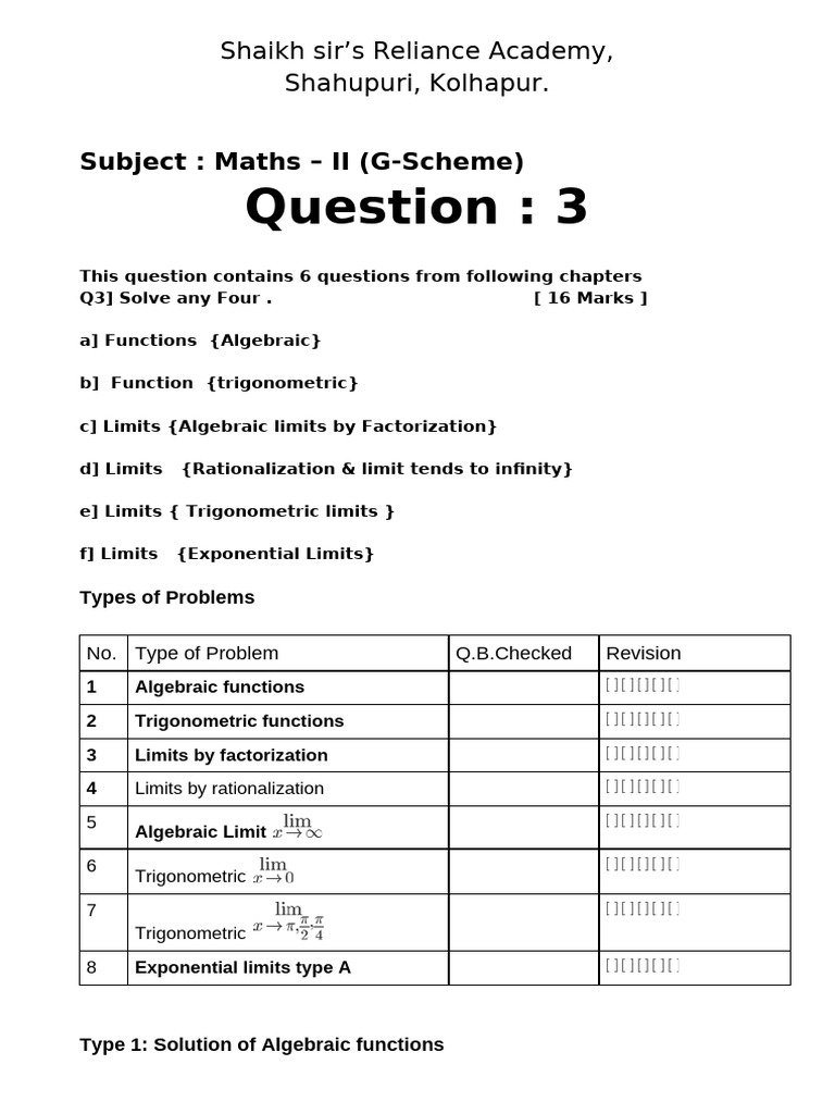 3 RD Question Question Bank | PDF