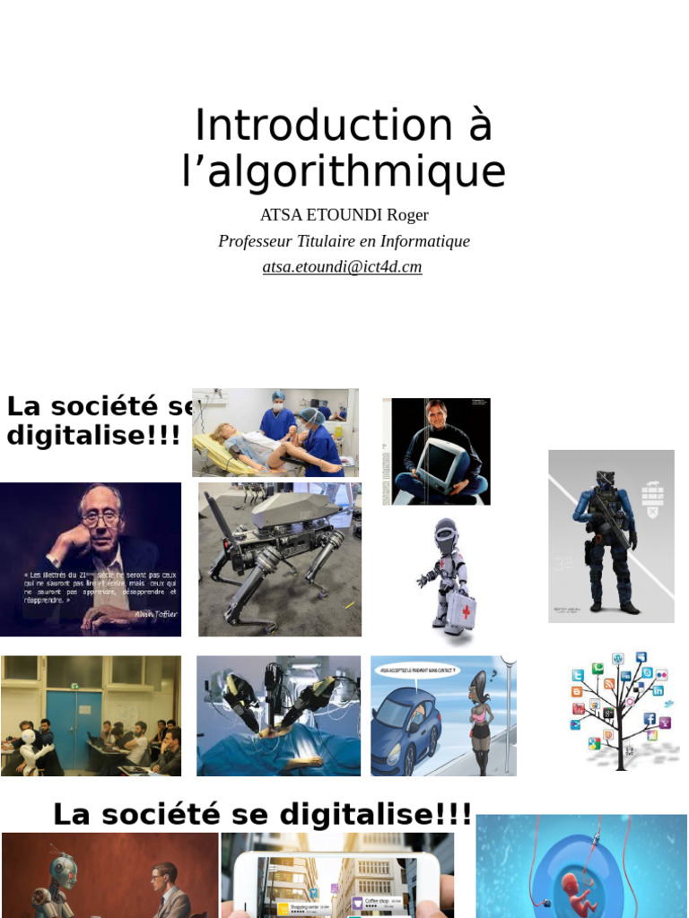 Introduction a l'Algorithmique-1 | PDF | Programmation dynamique | Informatique