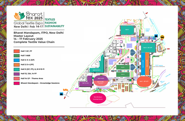 Bharat Mandapam ITPO New Delhi Master Layout 31 8 2024 1 | PDF ...