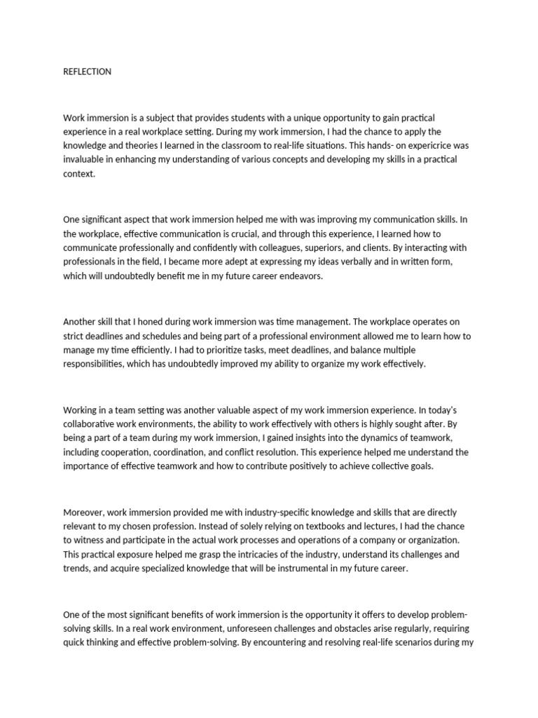 REFLECTION-WPS Office | PDF | Cognitive Science | Learning