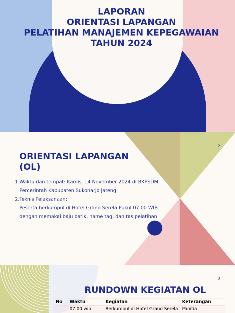 Laporan OL Pelatihan Manajemen Kepegawaian Tahun 2024 | PDF | Psychological Concepts | Cognitive ...