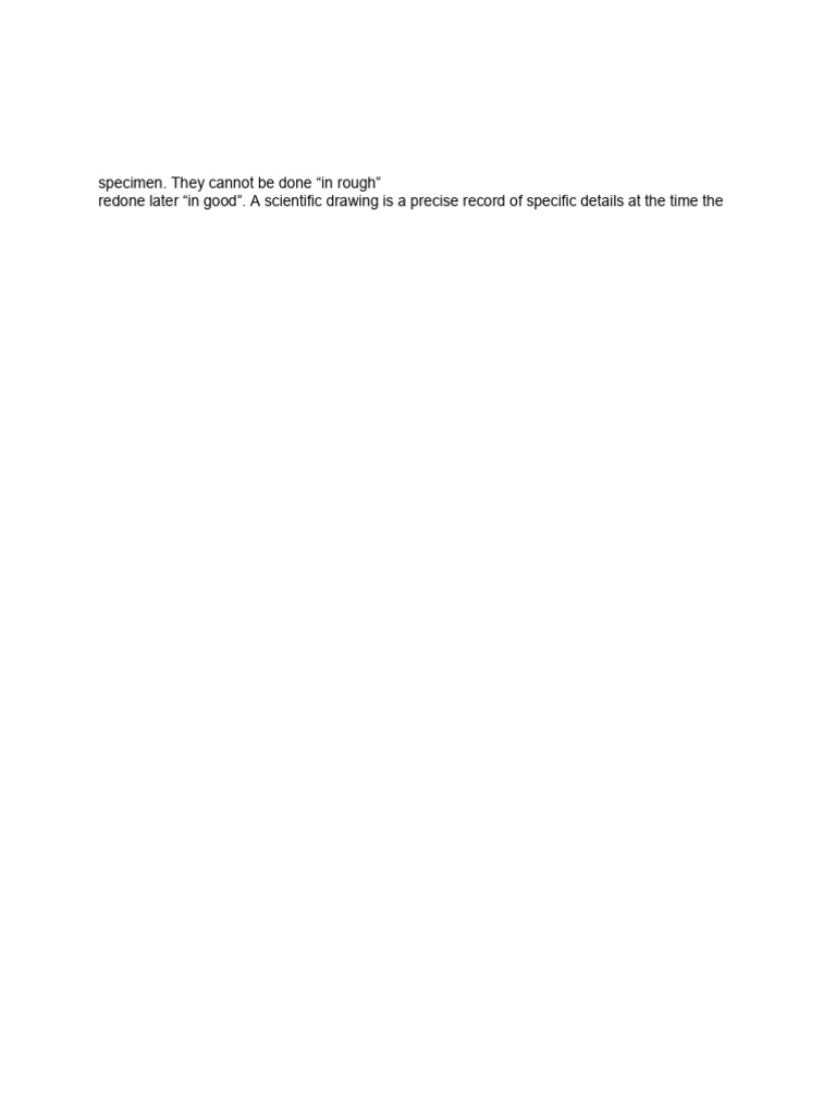 GUIDELINES For Scientific Drawing | PDF
