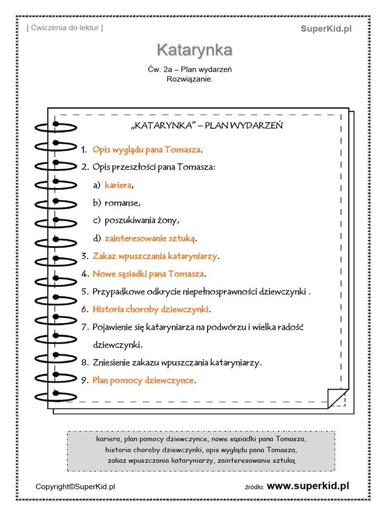 Lektury Katarynka 2a Odp | PDF