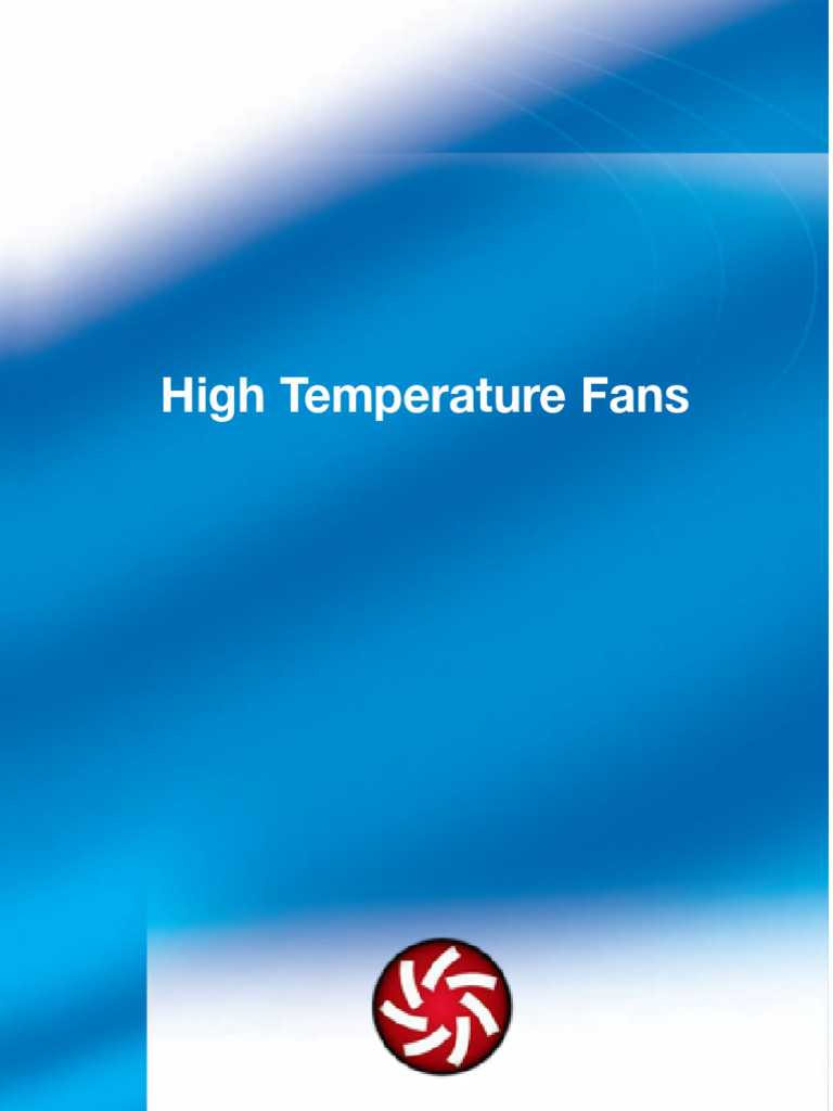 High Temperature Fans | PDF | Steel | Stainless Steel