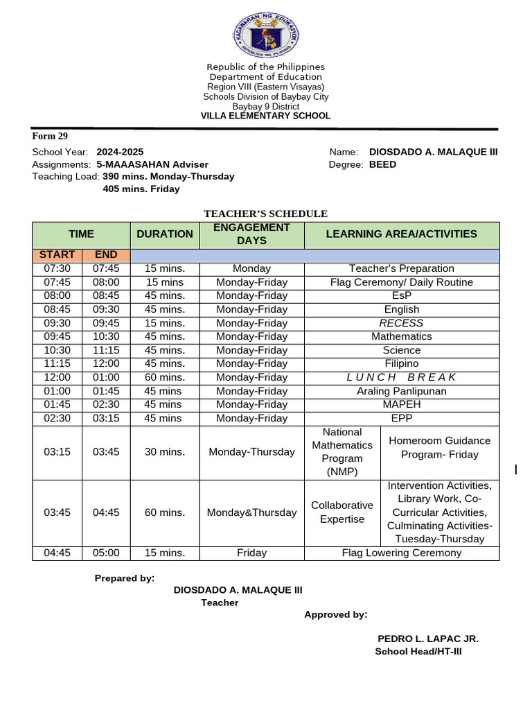 Matatag Classroom Program 2 | PDF | Behavior Modification | Learning
