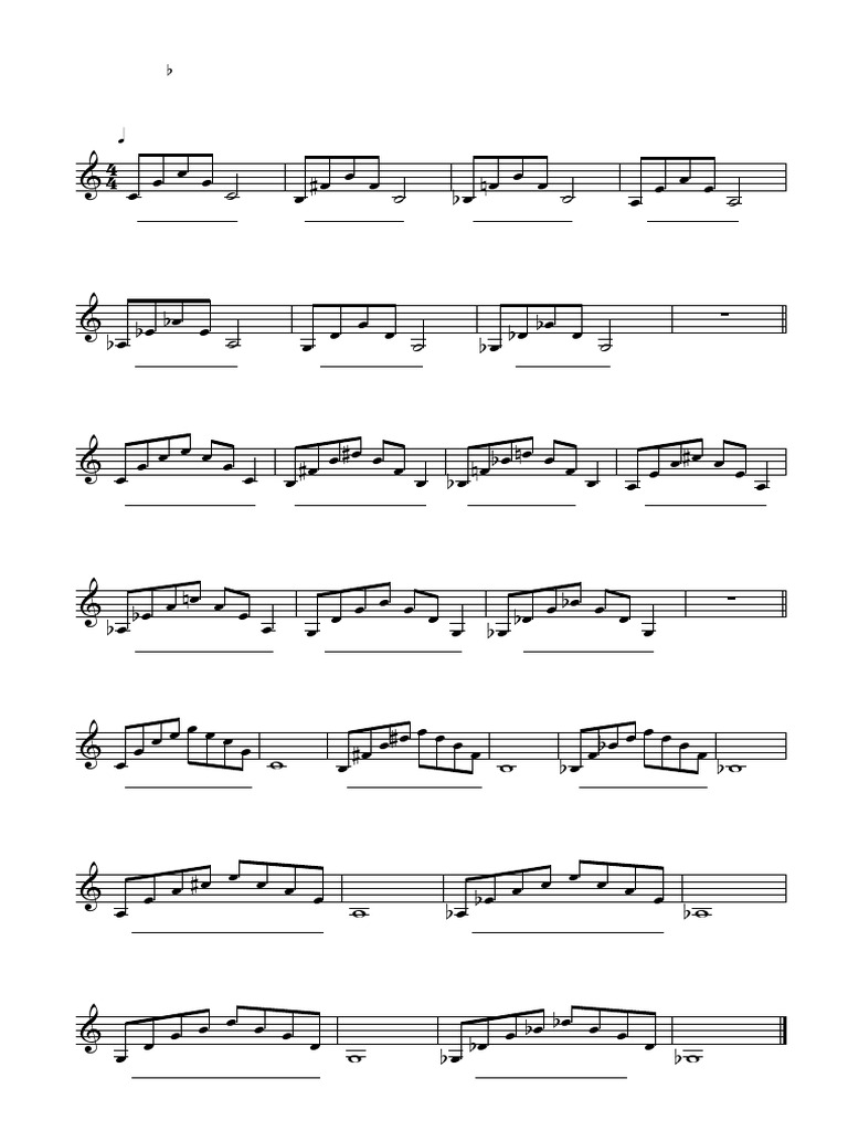 Flexibilidade Trompete | PDF