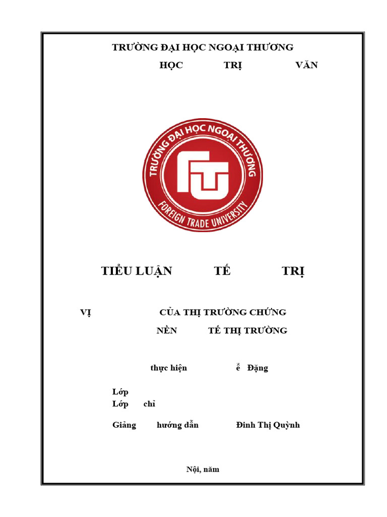(Final) Tiểu Luận Ktct | PDF