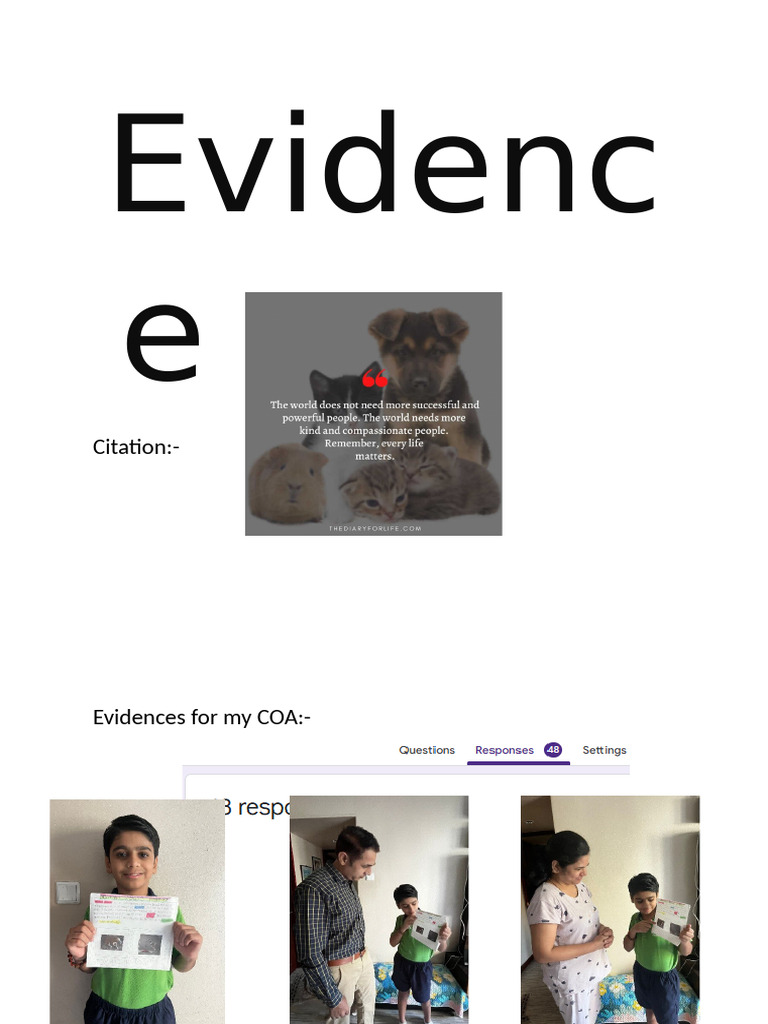 Evidence ForFA3 E-Folder GP | PDF