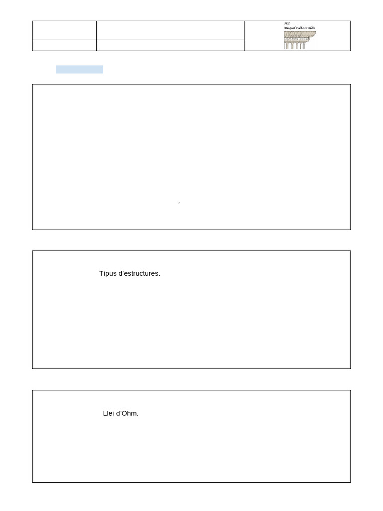 Full 1r dia amb criteris d'avaluació 2n | PDF