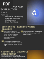 NPCP - Chapter 6 - Water Supply Distribution | PDF