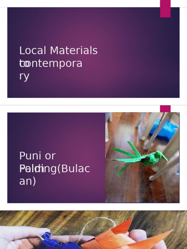 Localmaterials To Contemporary Art | PDF | Embroidery