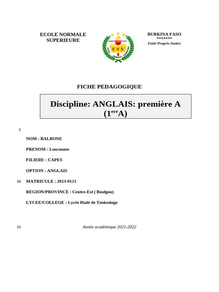 Examen Pratique de Balbone Loucmane | PDF | Climate Change | Drought