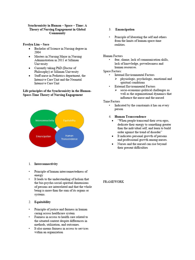 Toaz - Info Synchronicity in Human Space Time A Theory of Nursing ...